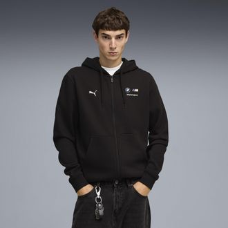 Puma BMW M MOTORSPORT Essentials Fleece-Trainingsjacke Herren, Kleidung, Schwarz, XXL