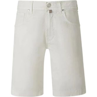 Jacob Cohen Homme, Shorts, Blanc, Taille: W35 Short en jean Nicolas