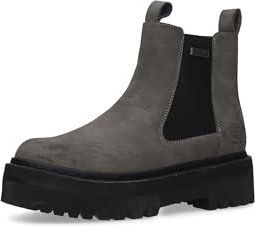 Dockers by Gerli Bottines doubl&eacute;es v&eacute;g&eacute;taliennes pour femme 57AZ204-810-221 Gris, 221 gris fonc&eacute; noir, 42 EU