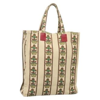 Gucci Pre-owned Toile sacs-gucci - Femme - Pre-owned - Beige - Taille: ONE Size