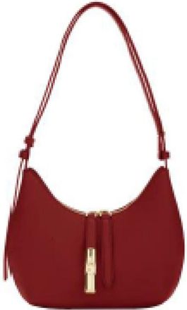 Furla Femme, Sacs, Rouge, Taille: ONE Size Sac &agrave; Bandouli&egrave;re en Cuir Rouge