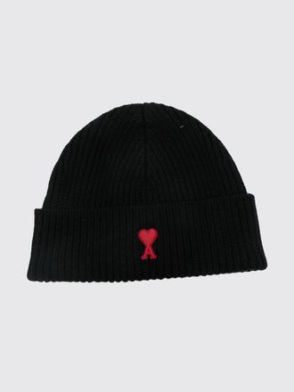 Ami Woll-Beanie-M&uuml;tze mit kontrastierendem Ami de Coeur-Logo