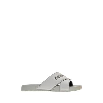 Balenciaga Sportliche Pool-Slides mit Pr&auml;gung - - Shoes - Herren - Grau - 42 EU
