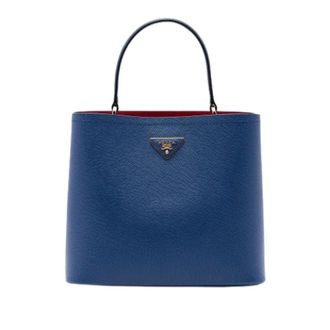 Prada Pre-owned Vintage Saffiano Satchel - Femme - Pre-owned - Bleu - Taille: ONE Size