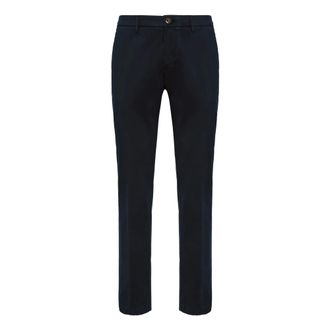 Boggi Milano Homme, Pantalons, Bleu, Taille: W32 Pantalon en coton stretch