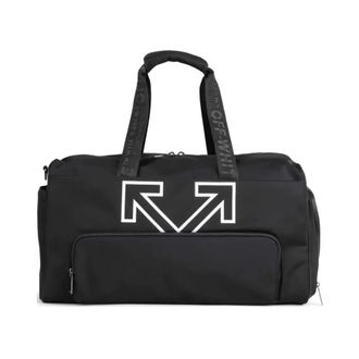 Off-white Homme, Sacs, Noir, Taille: ONE Size Heritage Sac de sport