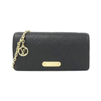 Louis Vuitton Portefeuille &agrave; cha&icirc;ne Monogram Empreinte Pre-owned - Femme - Pre-owned - Noir - Taille: ONE Size