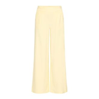 Ichi Ichi, Femme, Pantalons, Beige, Taille: 42 FR Wide Pantalons
