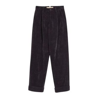 Valentino Washed Velvet Pants - - Trousers - Herren - Blau - L