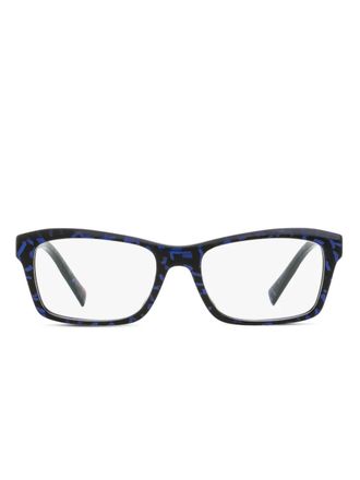 Alain Mikli lunettes de vue à monture rectangulaire - Bleu