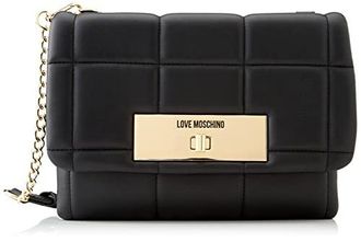 Love Moschino JC4419PP0FKR0, Sac &agrave; bandouli&egrave;re Femme, Noir, Taille Unique