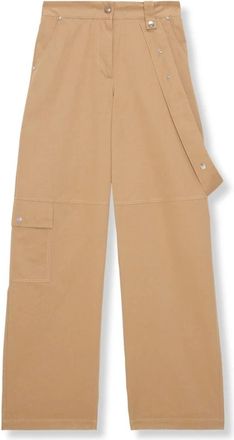 Msgm Msgm, Femme, Pantalons, Beige, Taille: 36 FR Pantalon &agrave; poches