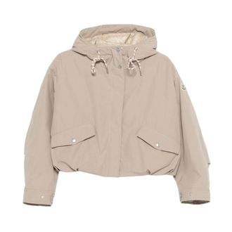 Moncler Femme, Vestes, Beige, Taille: 40 FR Veste Eucalyptus