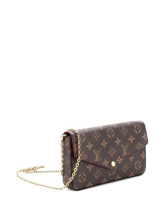 Louis Vuitton sac &agrave; bandouli&egrave;re Felicie Pochette - Marron