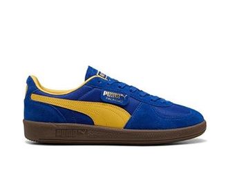 Puma Baskets Palermo Vintage Shoes pour homme, 25 couleurs printemps et &eacute;t&eacute; bleu vif jaune soleil 02, 30.0 cm