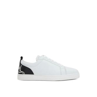 Christian Louboutin Homme, Chaussures, Blanc, Taille: 43 EU Fun Louis Junior Baskets