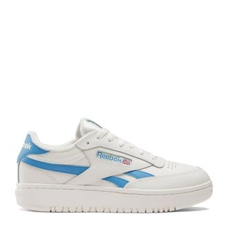 Reebok Damen Club C Double Revenge Tennisschuhe,Chalk Chalk Essential Blue,37.5 EU