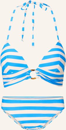 LingaDore Triangle Padded Bikiniset blau