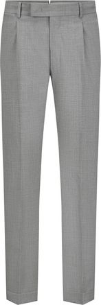 Pantaloni Torino Leichte Wollhose mit Bundfalte und Stretchanteil, Rebel Fit in