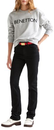 Benetton Damen Hose 4orhde00g Jeans, Denim 800, 34