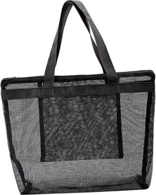 Hemoton Sac de Courses Pliable Filet Cabas de Plage Pochette de Rangement Grande Capacit&eacute;