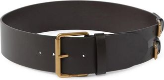 Pinko Pinko, Femme, Accessoires, Brun, Taille: XS Smooth Leather Belt with Straps