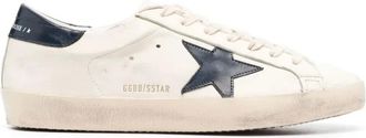 Golden Goose Homme, Chaussures, Beige, Taille: 44 EU Super-Star Leather Baskets