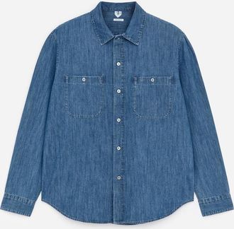Arket Lockeres Jeanshemd -Blau