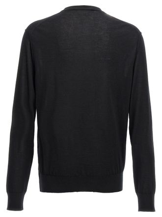 Dolce & Gabbana Mens Black Cashmere Cardigan Clothing
