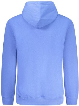 Tommy Hilfiger Logo-Embroidered Cotton Hoodie - Blue