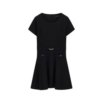Guess Robe Wanda flare chain &eacute;vas&eacute;e col rond