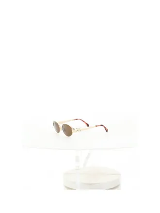 Celine Womens Sunglasses Triomphe Rose Gold-Brown Metal Gold/brown