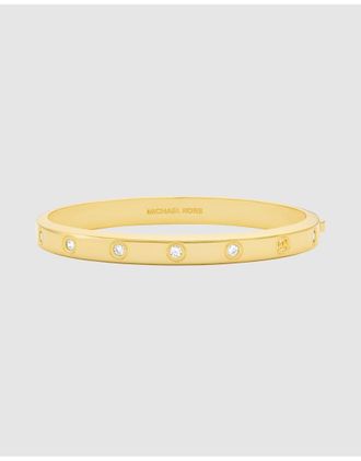 Michael Kors Armreif mit Steinbesatz in Gold