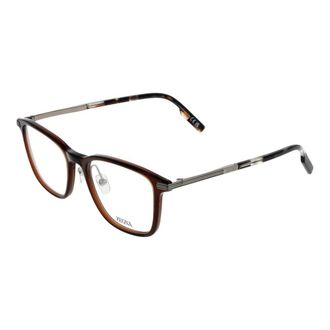 Ermenegildo Zegna unisex, Accessoires, Brun, Taille: ONE Size Montures Optiques Homme Marron Style Carr&eacute;