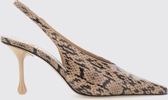 Jimmy Choo London Slingbacks Isa von aus Leder mit Python-Print und hohem Tropfenabsatz