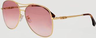 Fendi Sonnenbrille Damen Farbe Pink