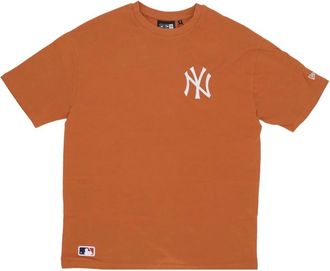 New Era NY Yankees Baseball Tee Essentials - - Tops - Herren - Orange - XL