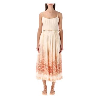 Zimmermann Wanderlust Corset Midi Kleid - - Dresses - Damen - Mehrfarbig - M