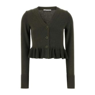 Cecilie Bahnsen Femme, Pulls, Vert, Taille: 40 FR Prisca Cardigan