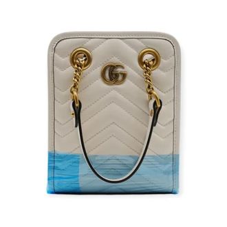 Gucci Pre-owned Cuir sacs-gucci - Femme - Pre-owned - Blanc - Taille: ONE Size