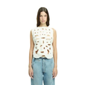 Malloni MLO Top - - Tops - Damen - Beige - S