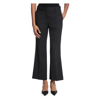 Michael Kors Schwarze Cropped Kick Pant - - Trousers - Damen - Schwarzk - M