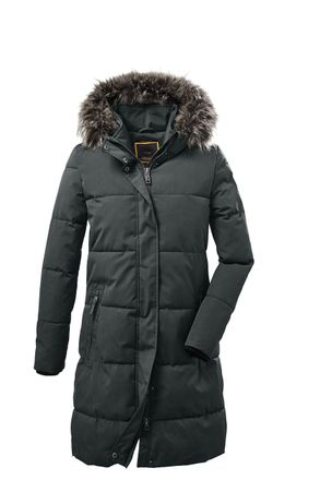 G.I.G.A. DX Damen Gw 18 Wmn Qltd Prk Casual Funktionsparka in Daunenoptik mit Kapuze, dunkel blaugrün, 36 EU