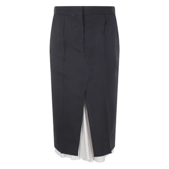 Marni Stilvoller A-Linien-Rock f&uuml;r Frauen - - Skirts - Damen - Schwarzk - L