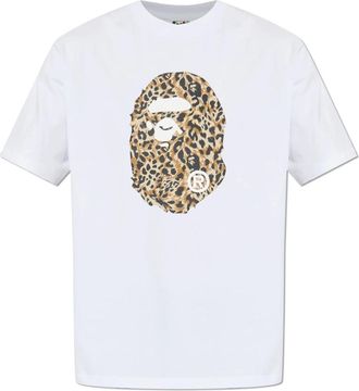 A Bathing Ape A Bathing Ape, Homme, Tops, Blanc, Taille: XL T-Chemises