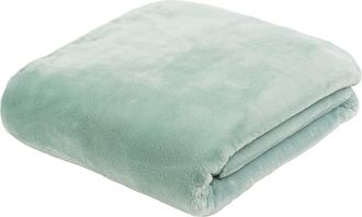 G&ouml;zze Premium Cashmere-Feeling Wohn- und Kuscheldecke, 500 g/m&sup2;, 220 x 240 cm - Aqua