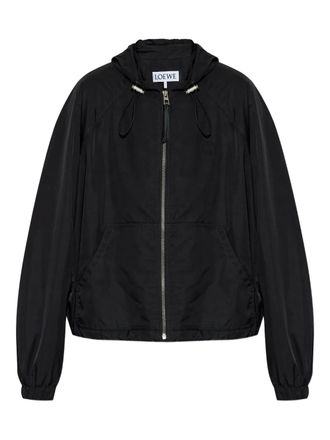 Loewe veste bomber à capuche - Noir