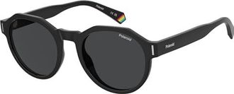 Polaroid Pld 6207/s 807/M9 BLACK Sunglasses Unisex Polycarbonate, Standard, 52
