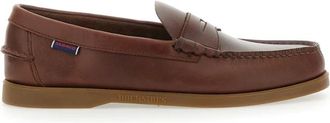 Sebago Homme, Chaussures, Brun, Taille: 44 EU Dolphin Waxed Mocassins