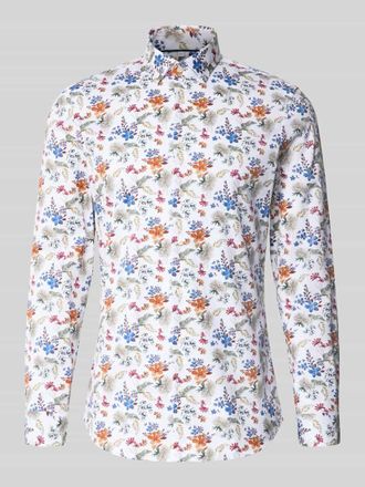Jake*s Super Slim Fit Business-Hemd mit Kentkragen